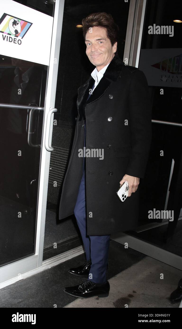 NEW YORK, NY - JANUARY 22: Richard Marx seen exiting talk show, Sherri ...