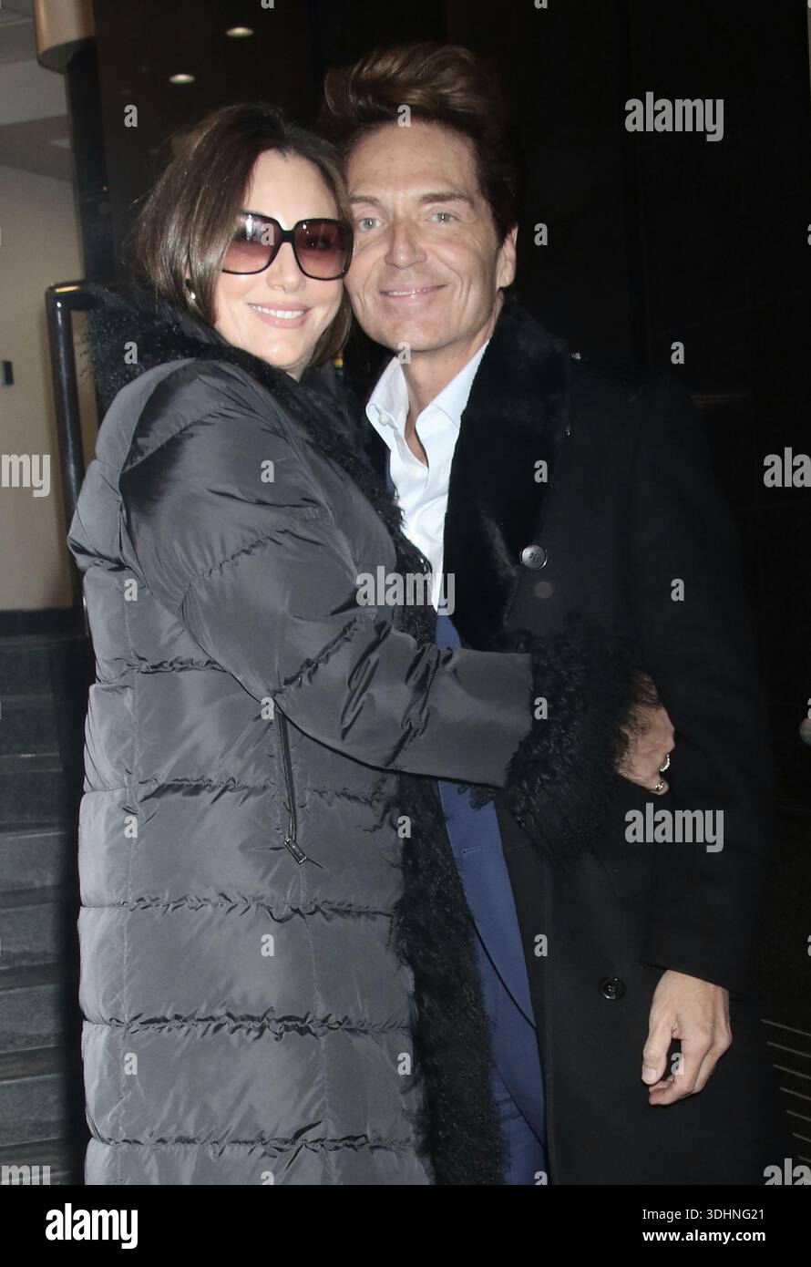 NEW YORK, NY - JANUARY 22: Daisy Fuentes and Richard Marx seen exiting ...