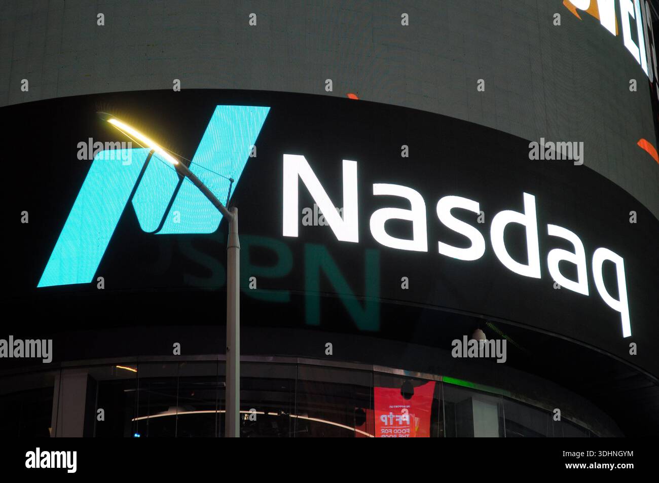 The Nasdaq MarketSite Times Square event space is seen in Times Square ...