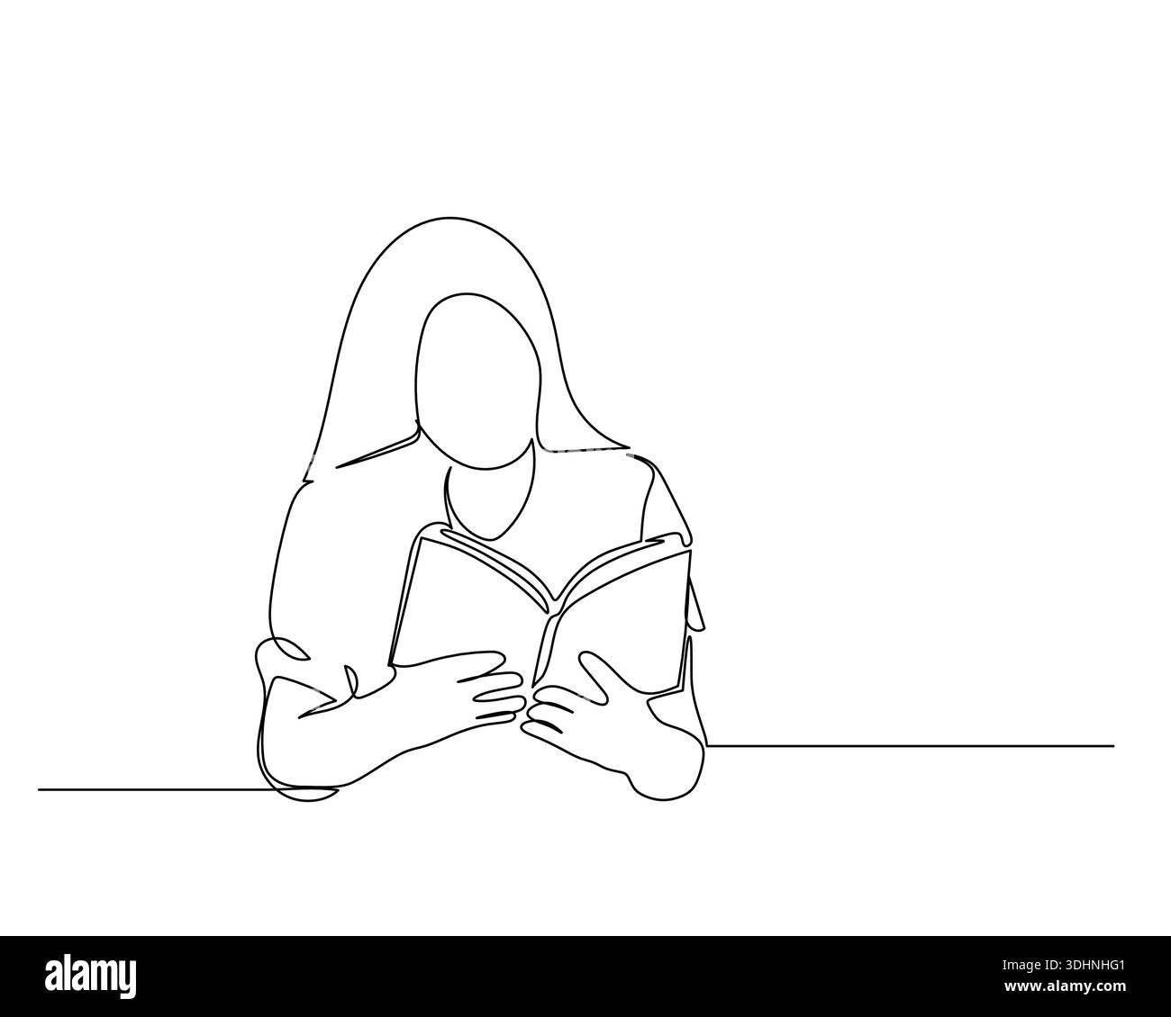 Continuous line drawing shows hi-res stock photography and images - Alamy