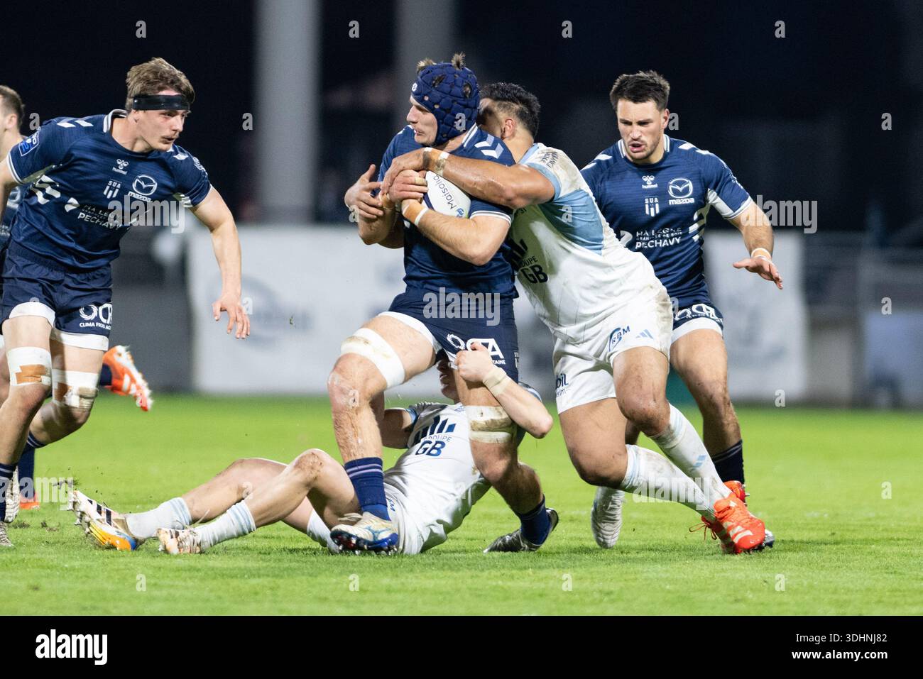 Valentin Gayraud of Agen during the Pro D2 match between Agen and ...