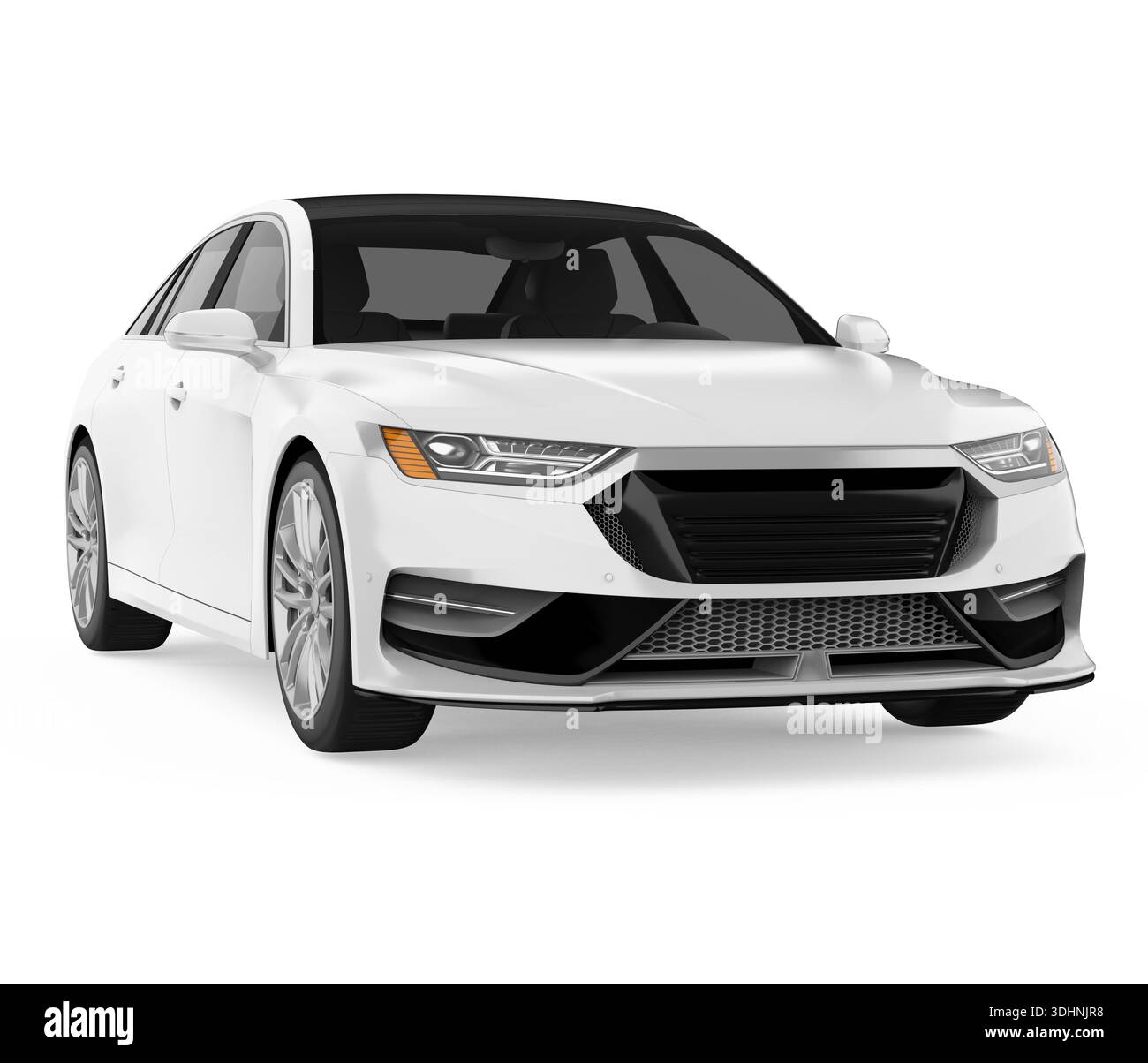 Sedan Car Isolated Stock Photo - Alamy