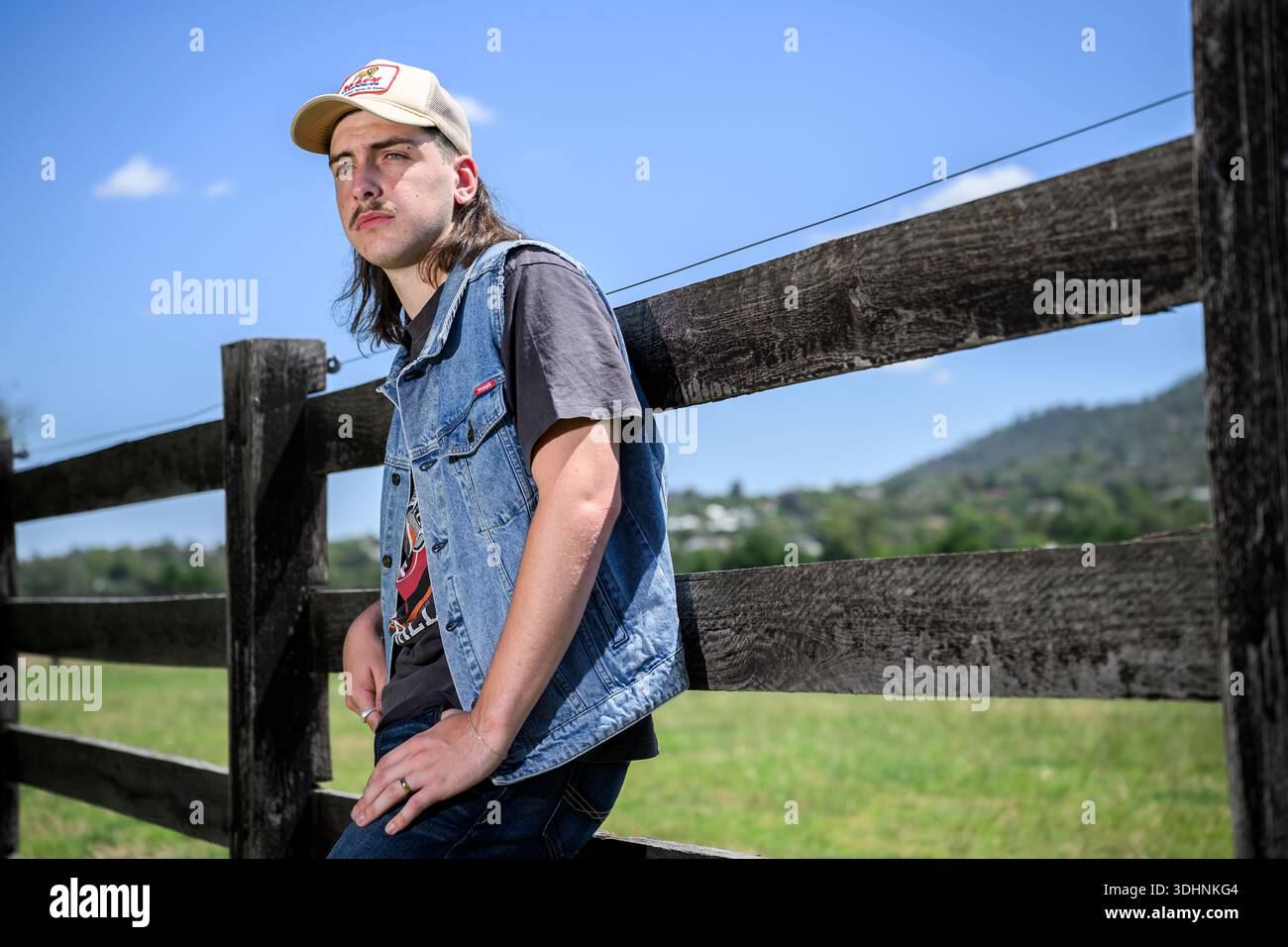 Country singer-songwriter Lane Pittman poses for a photograph during ...