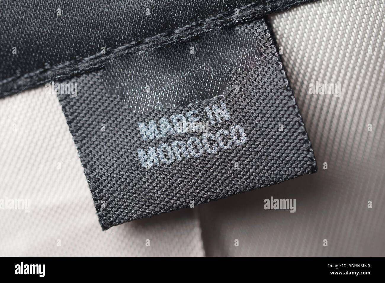Label shows item made hi-res stock photography and images - Alamy