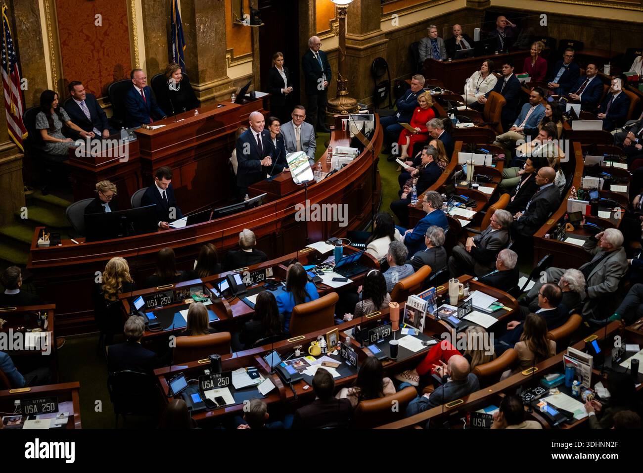 Gov. Spencer Cox delivers his 2026 State of the State address in the ...