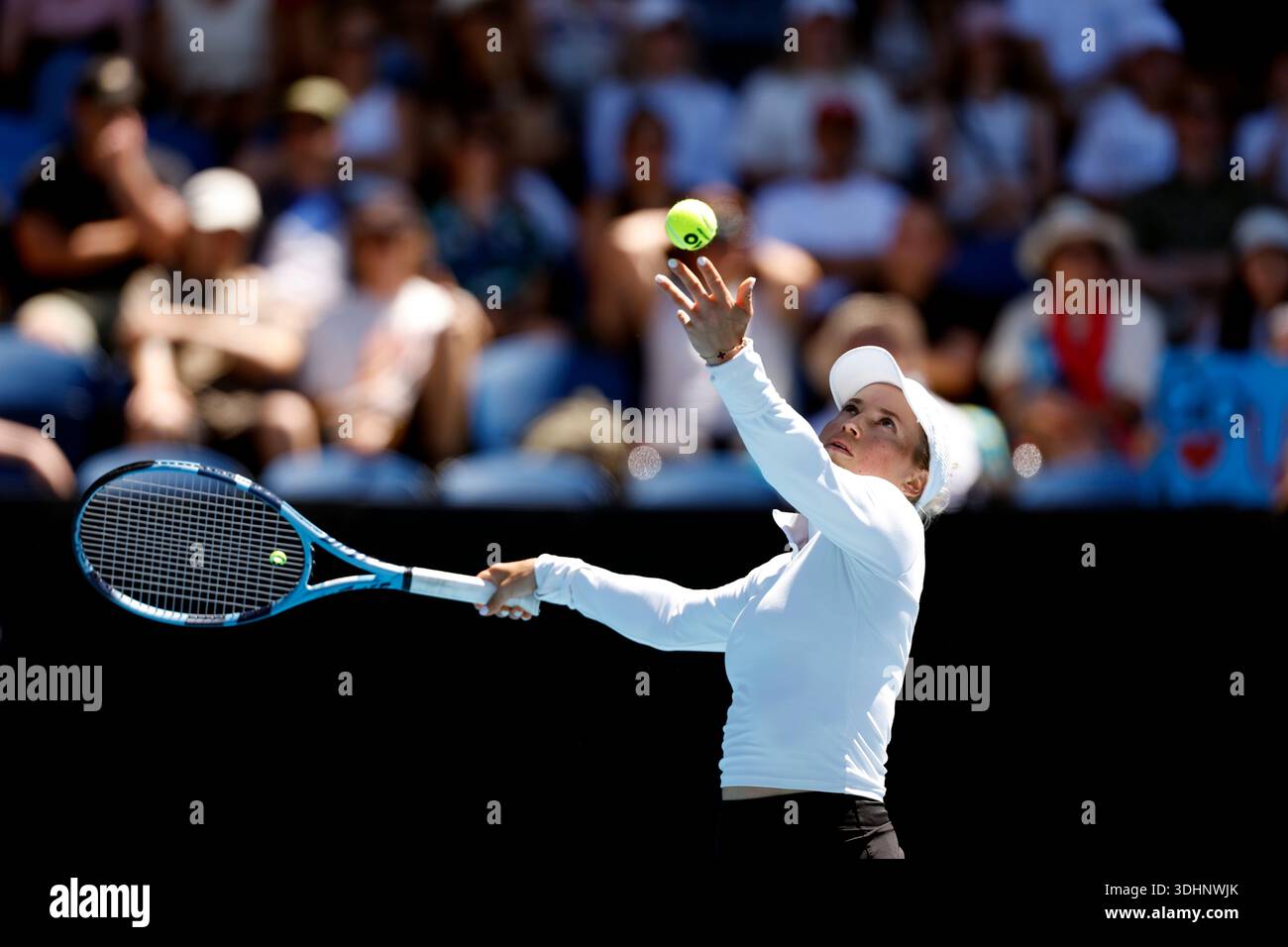 Melbourne, Australia. 23rd Jan, 2026. Yulia Putintseva of Kazakhstan in ...