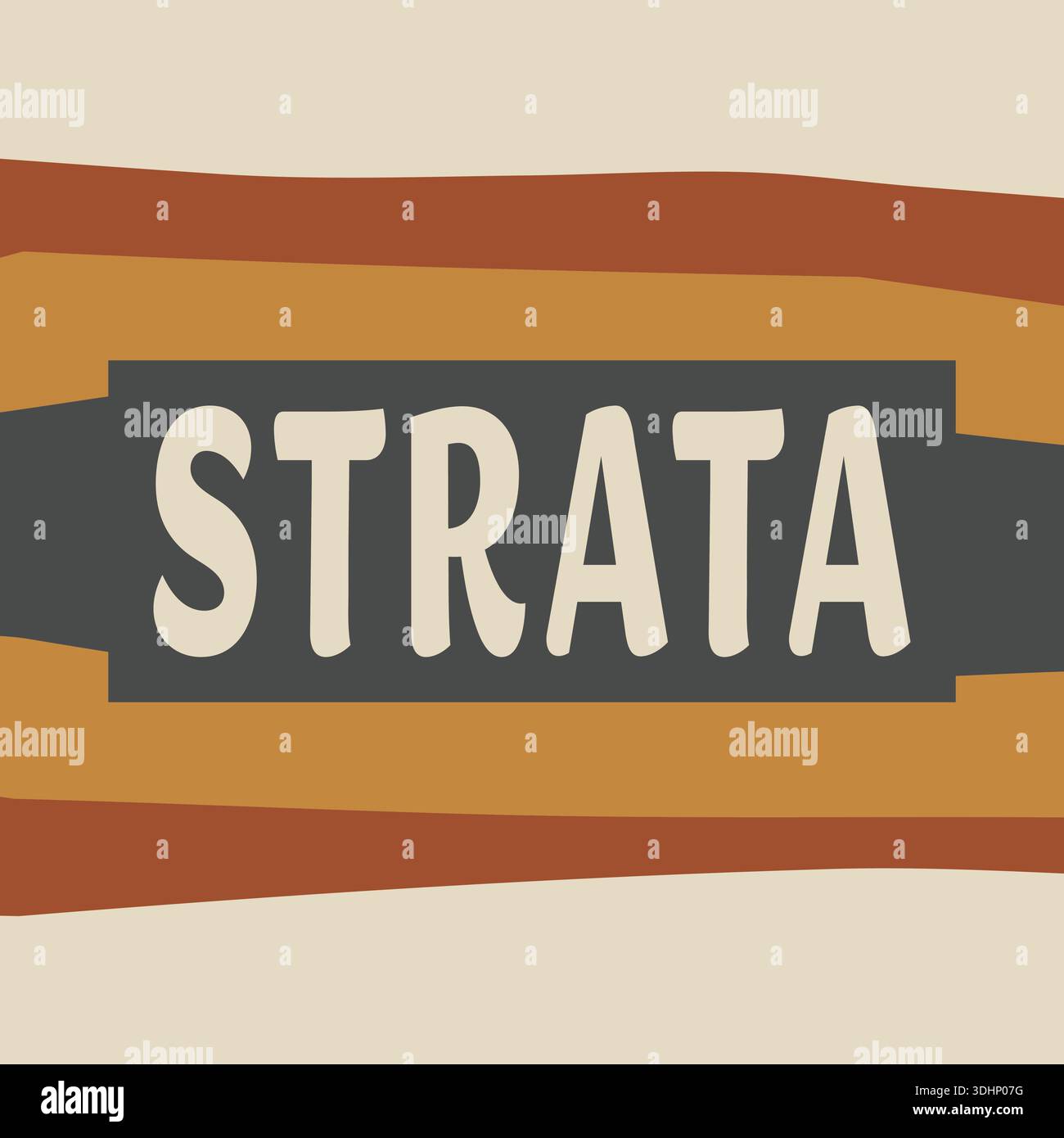 Strata layers illustration Stock Vector Images - Alamy