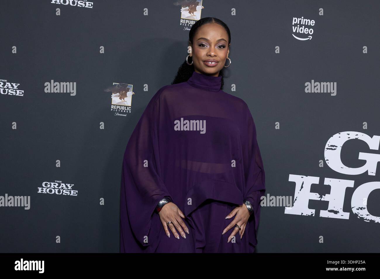 Los Angeles, USA. 22nd Jan, 2026. Amethyst Davis attends the arrivals ...
