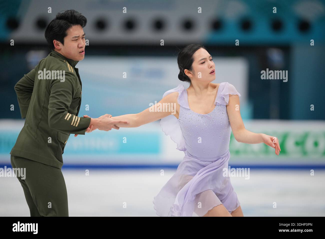 Hannah LIM and Ye QUAN of South Korea perform during ice dance free ...