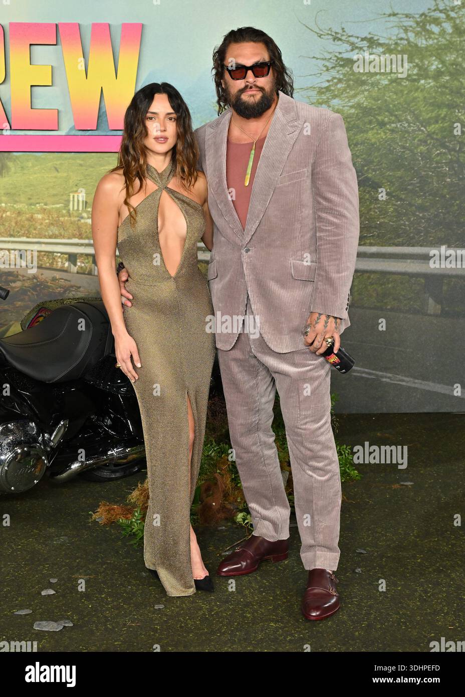 Adria Arjona and Jason Momoa attends "The Wrecking Crew" - UK Special ...