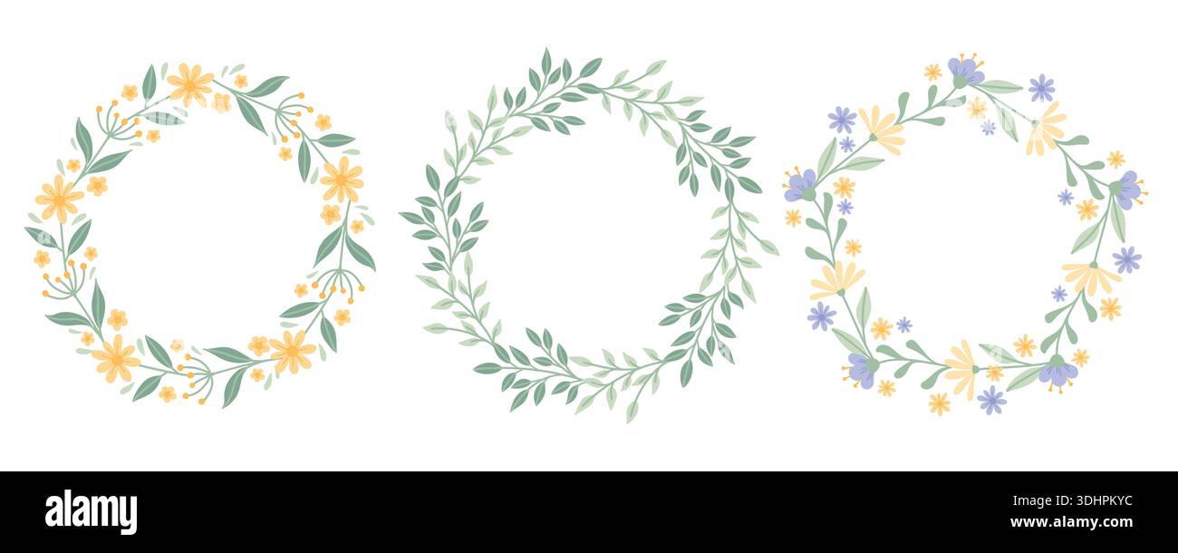 Frame of twigs Stock Vector Images - Alamy