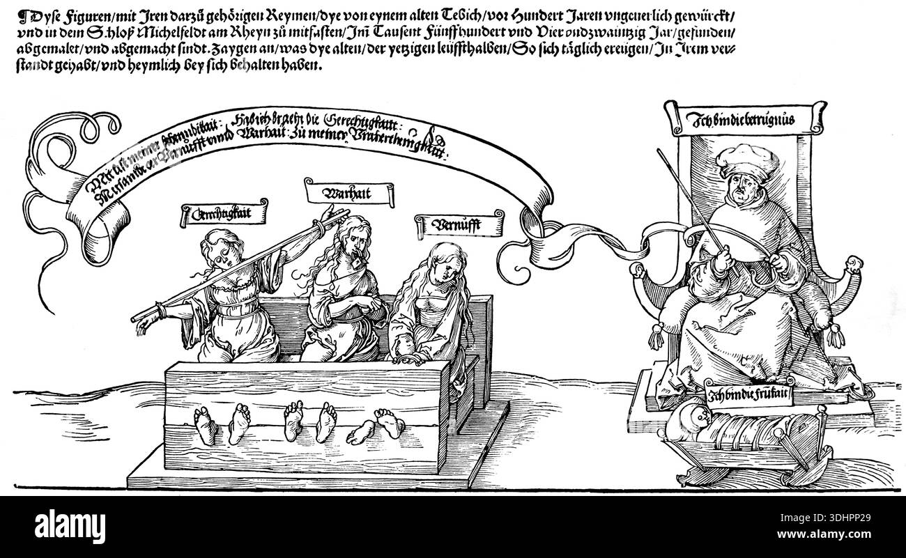 Allegorical satire Black and White Stock Photos & Images - Alamy