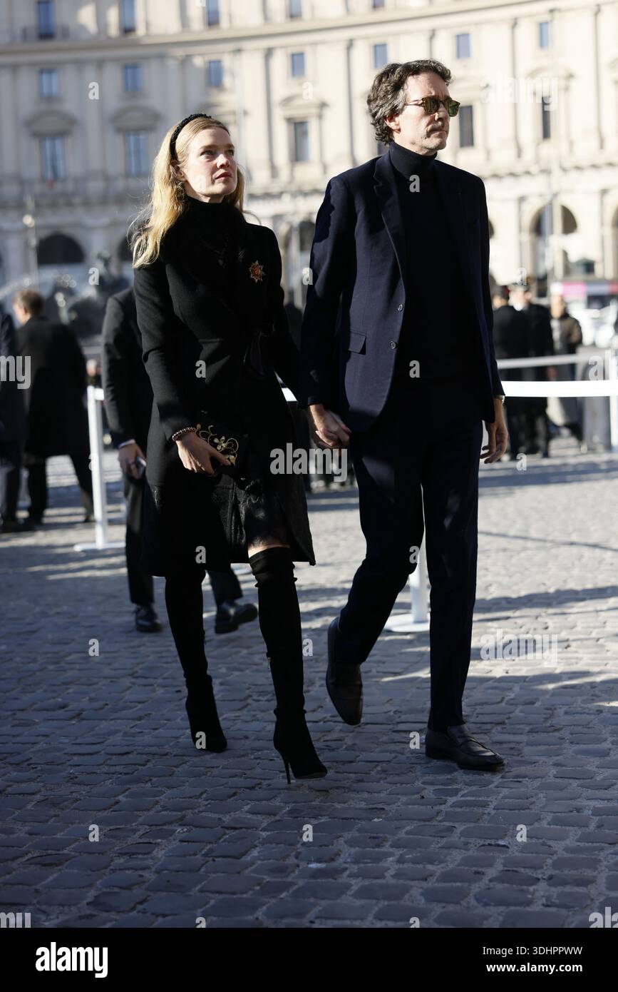 Rome, Italy. 23rd Jan, 2026. Natalia Vodianova and Antoine Arnault ...