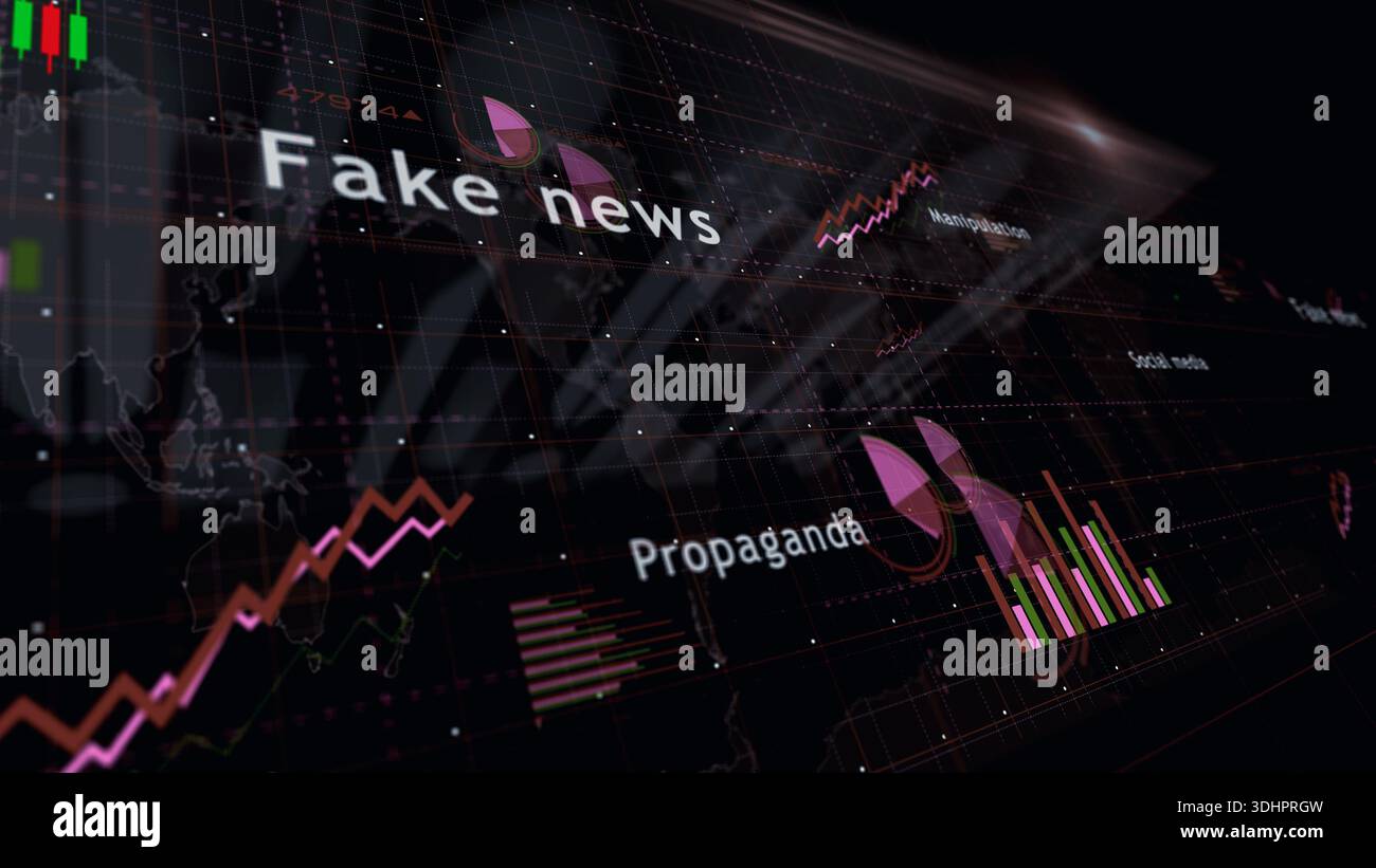Fake news charts graphs hi-res stock photography and images - Alamy