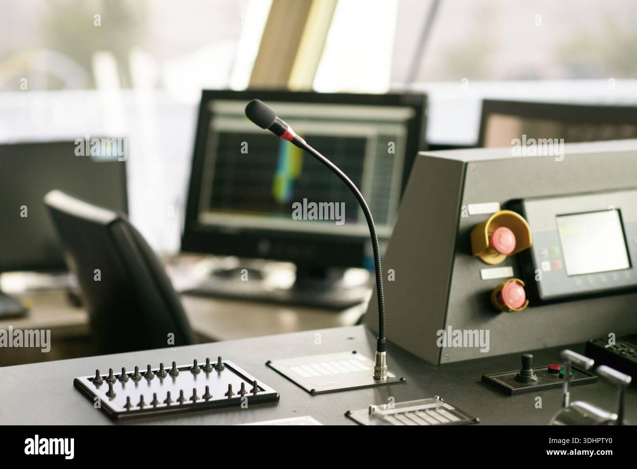 Technical control panel microphone hi-res stock photography and images ...