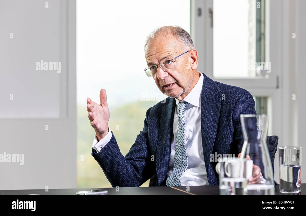 Heimo Scheuch, Chief Executive Officer, Wienerberger AG, photographed ...