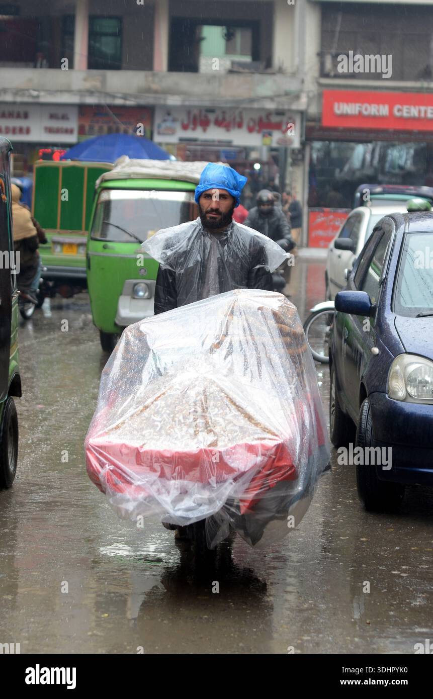 Peshawar, Peshawar, Pakistan. 22nd Jan, 2026. Rain Brings Life to ...