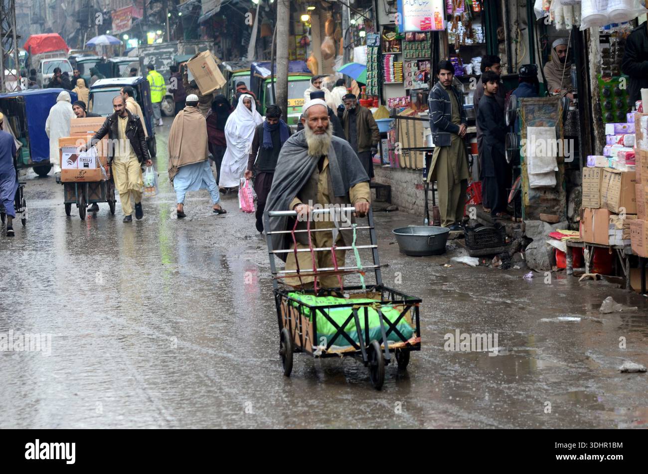 Peshawar, Peshawar, Pakistan. 22nd Jan, 2026. Rain Brings Life to ...