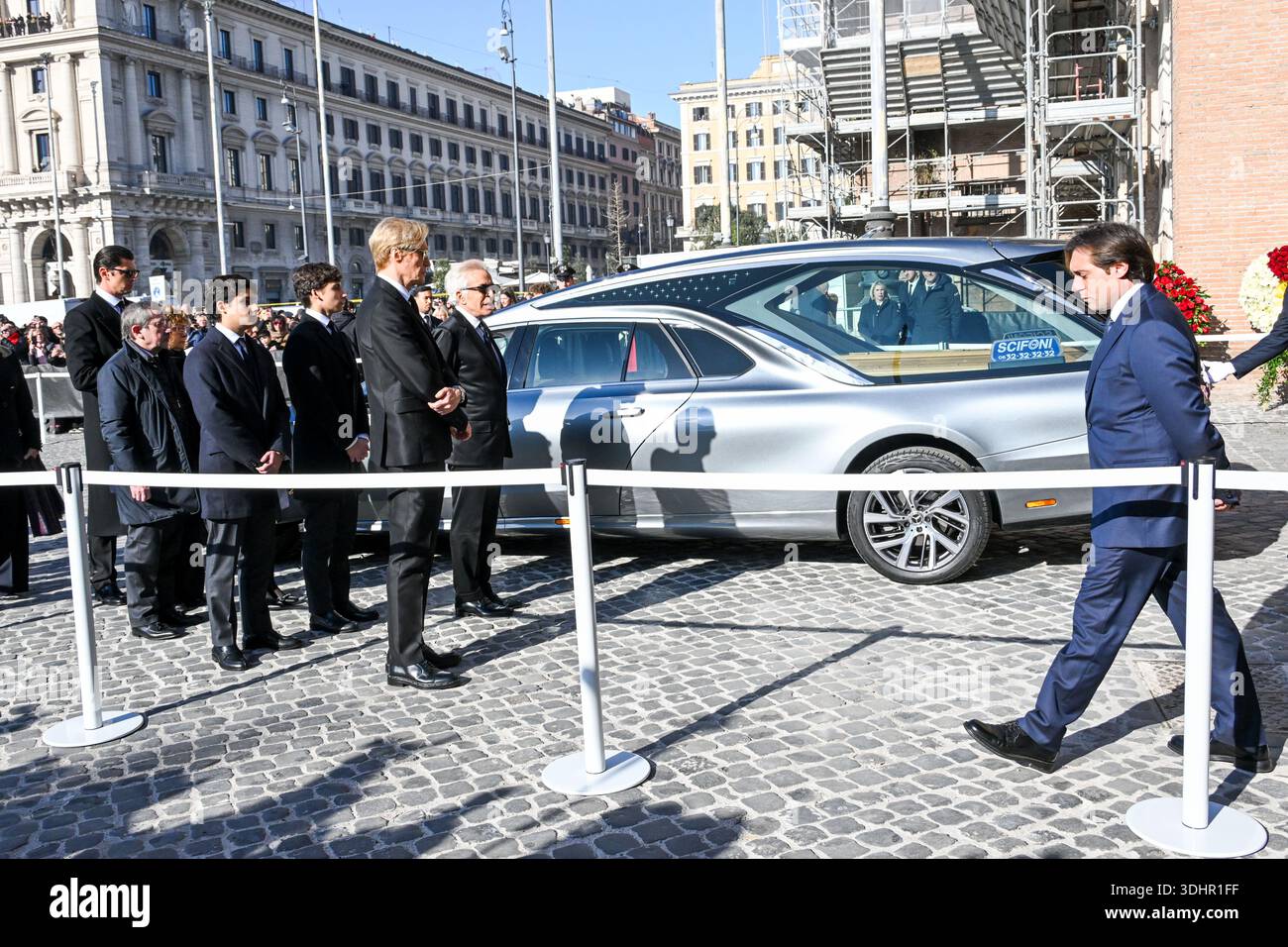 Rome, Death of Valentino Garavani - Funeral in the Basilica of Santa ...