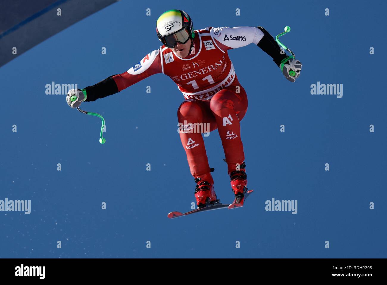 Austria's Raphael Haaser speeds down the course during a men's World ...