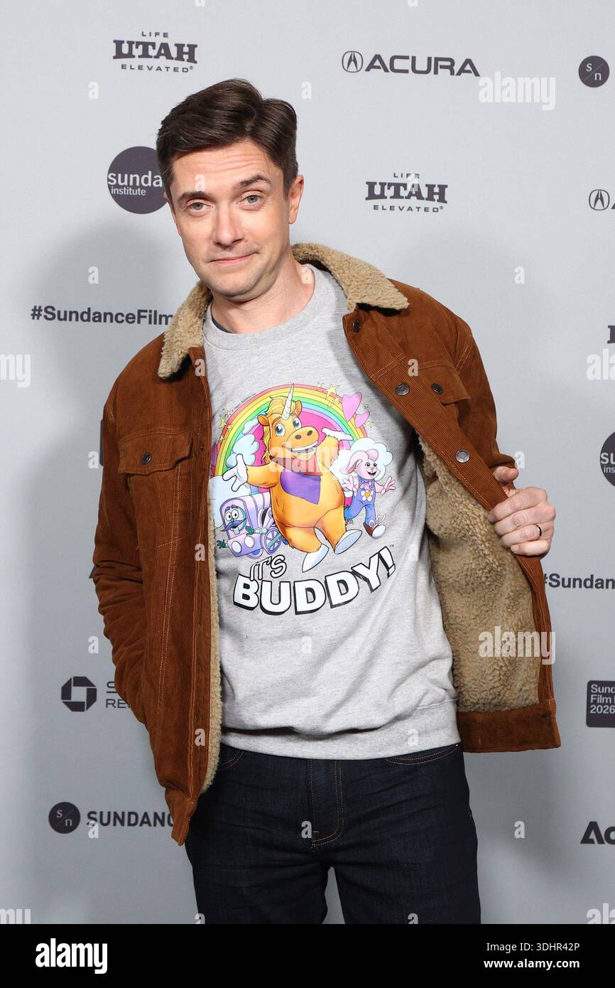 Topher Grace at arrivals for BUDDY Premiere at the Sundance Film ...