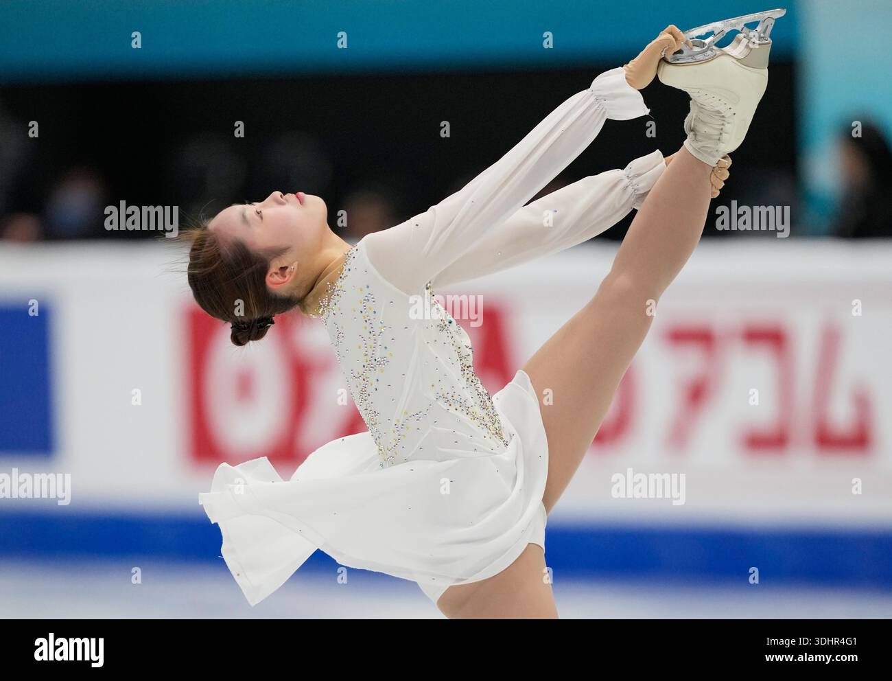 Chan Tsz Ching of Hong Kong competes in the Women Free Skating of the ...