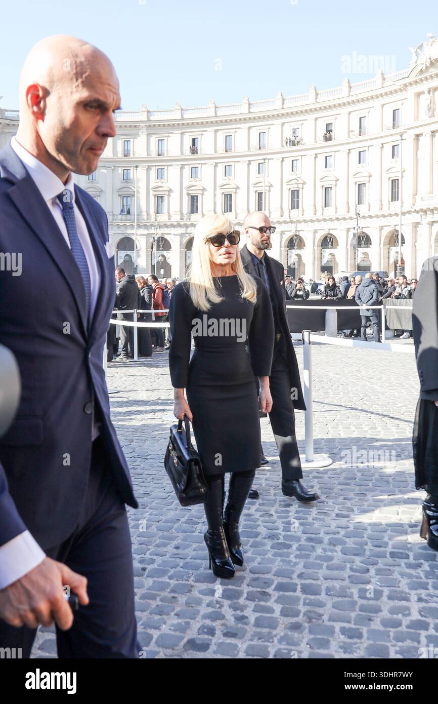 Rome, Italy. 23rd Jan, 2026. Rome, Death of Valentino Garavani ...