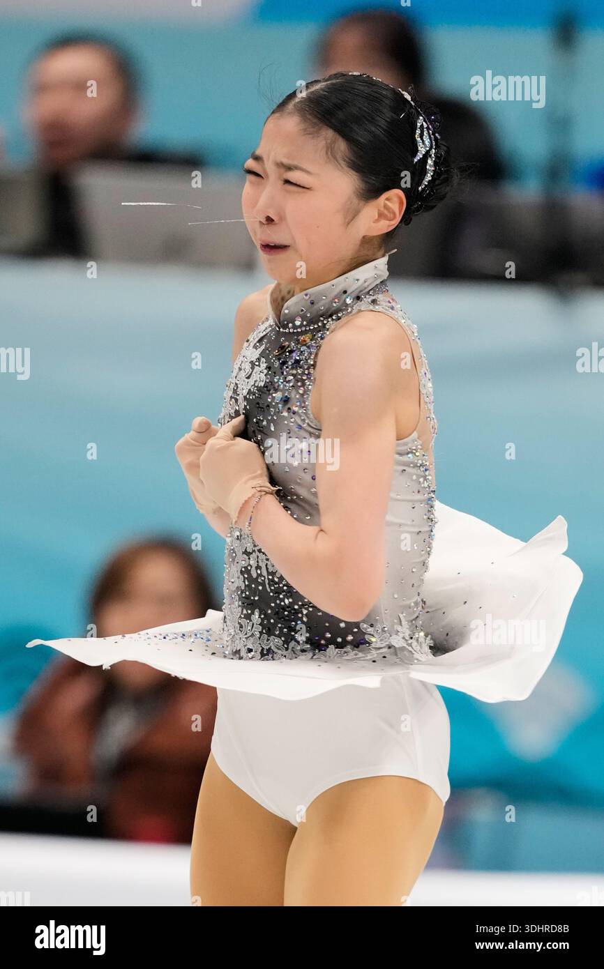 Zhang Ruiyang of China competes in the Women Free Skating of the ISU ...