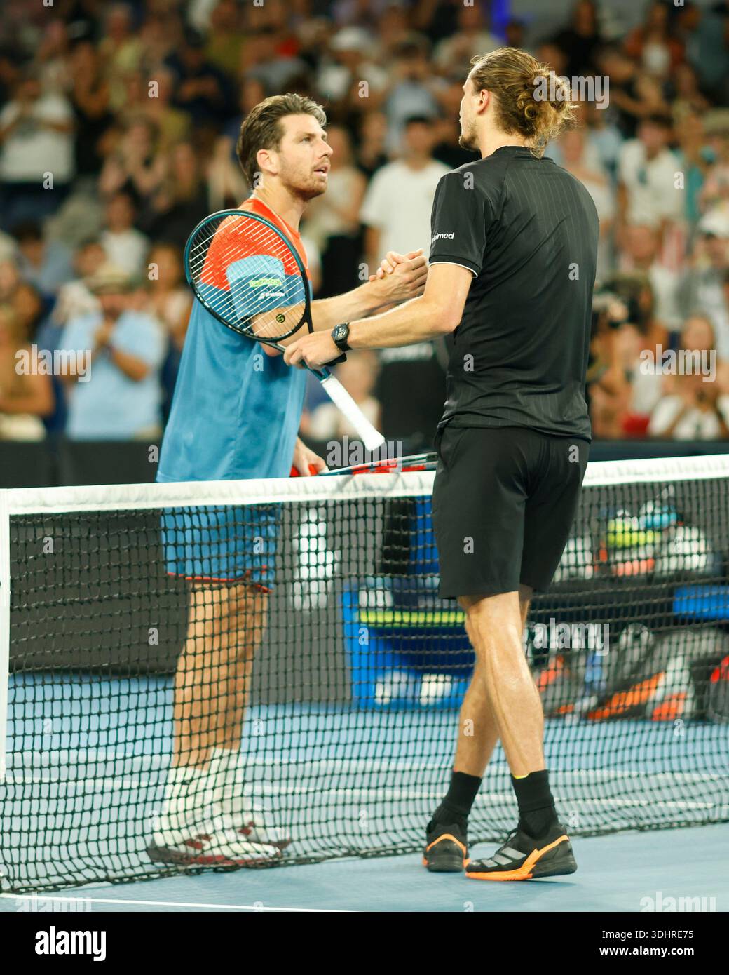 Melbourne, Australia. 23rd Jan, 2026. Alexander Zverev and Cameron ...