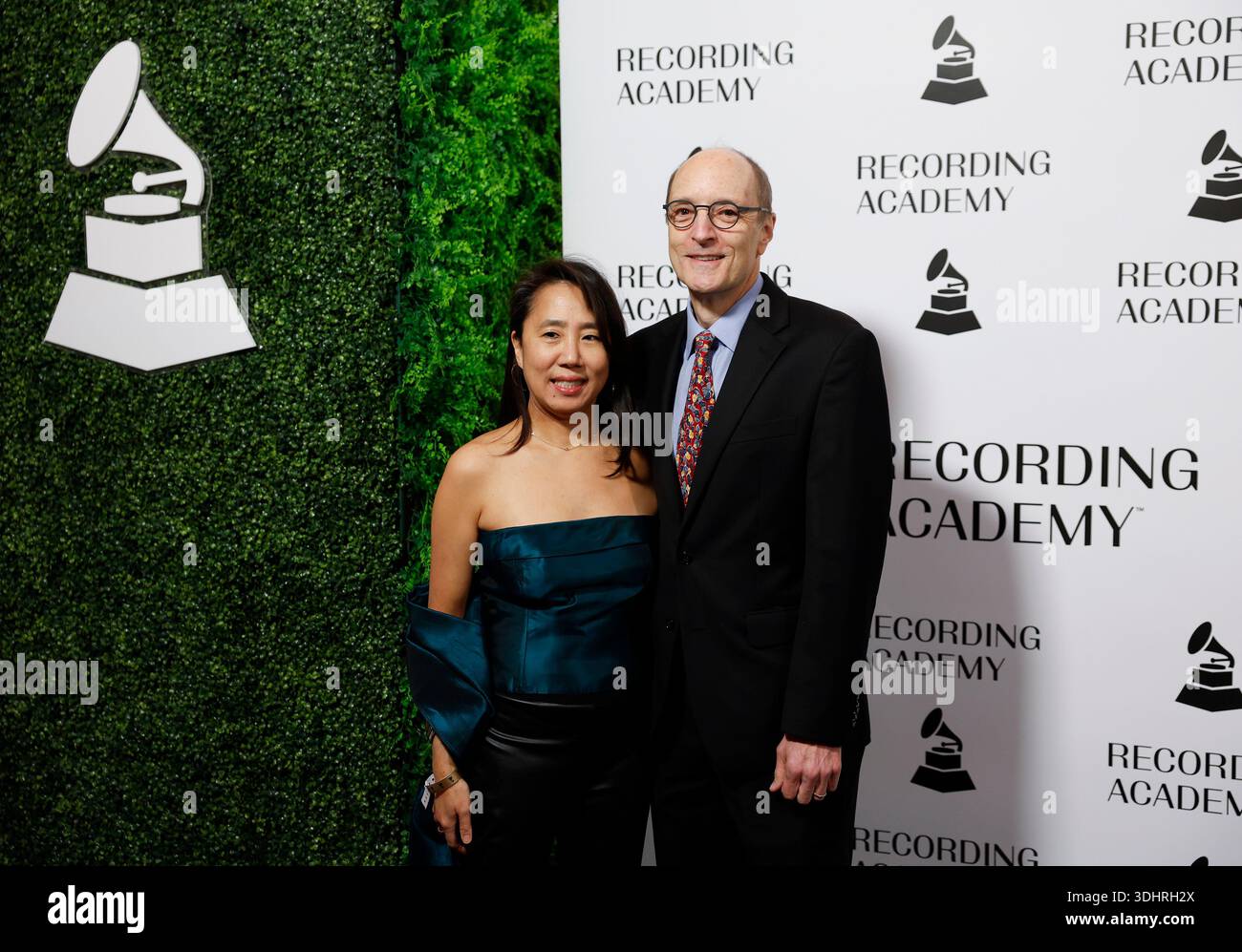 Michelle Ryang and David Frost arrive on the red carpet at the ...