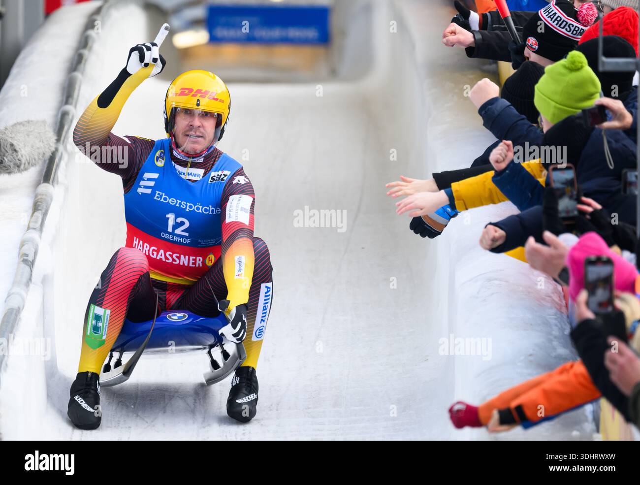 23 January 2026, Thuringia, Oberhof: Luge: World Cup: single-seater ...