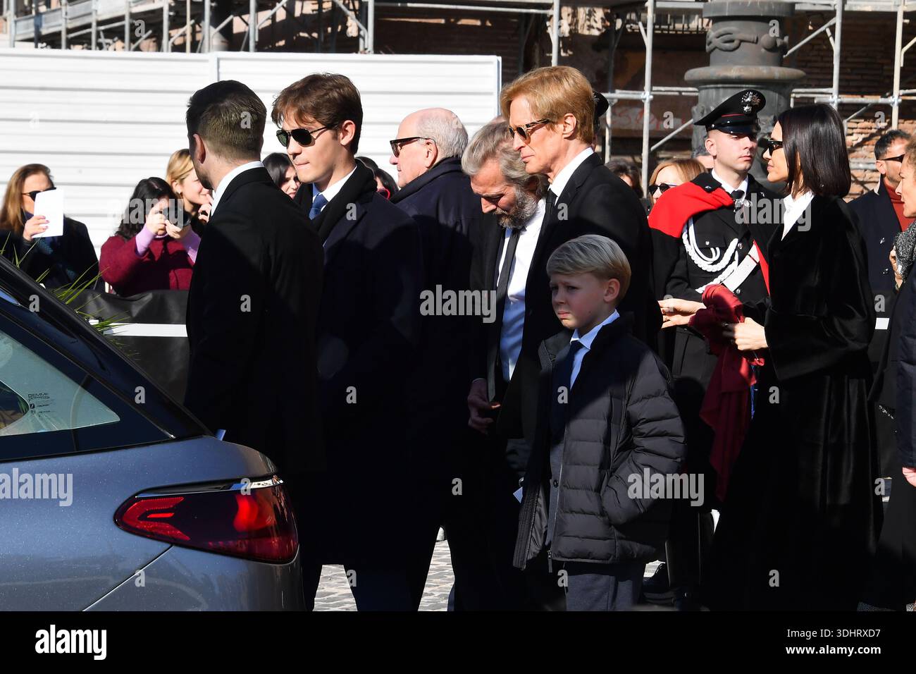 Rome, Death of Valentino Garavani - Funeral - Pictured: Vernon Bruce ...