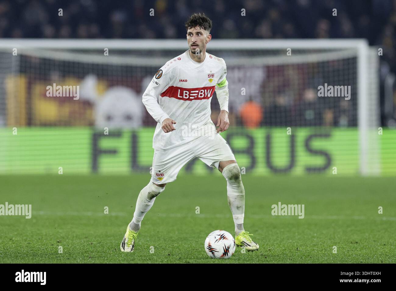 Stuttgart's German defender Atakan Karazor controls the ball during ...