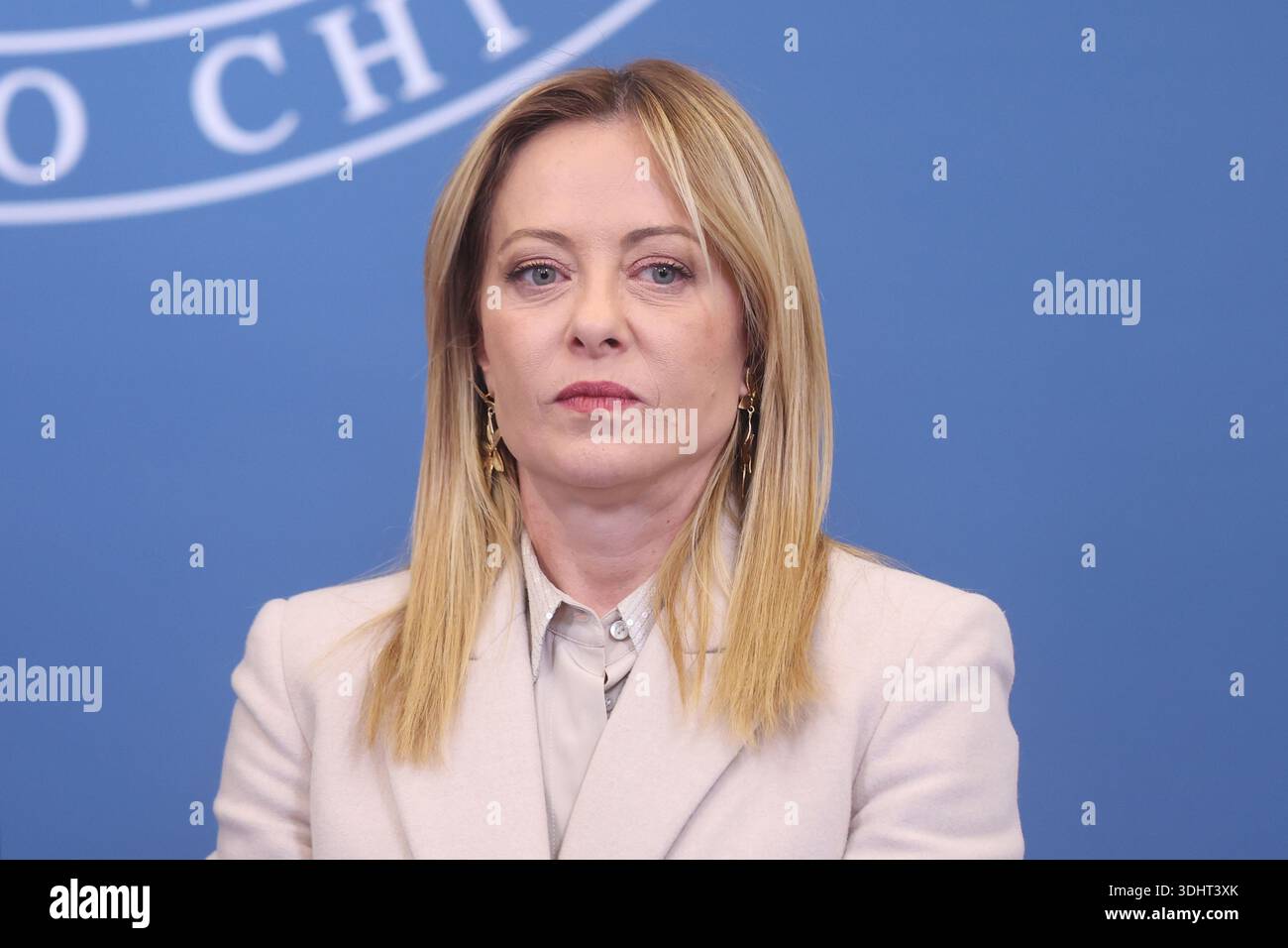 Rome, Italy, January 23, 2026: Prime Minister Giorgia Meloni ...