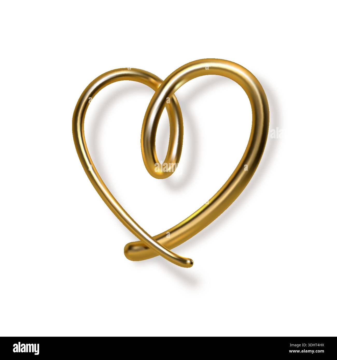 Written on the heart Stock Vector Images - Alamy