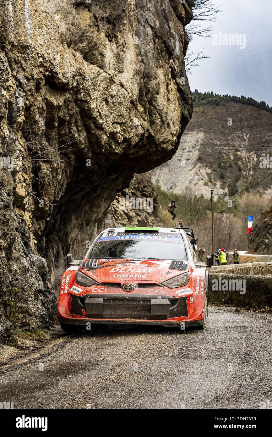 33 EVANS Elfyn, MARTIN Scott, Toyota GR Yaris Rally1, Toyota Gazoo ...
