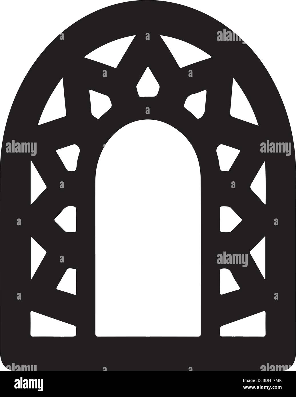 Mosaic decoration entrance arch Stock Vector Images - Alamy