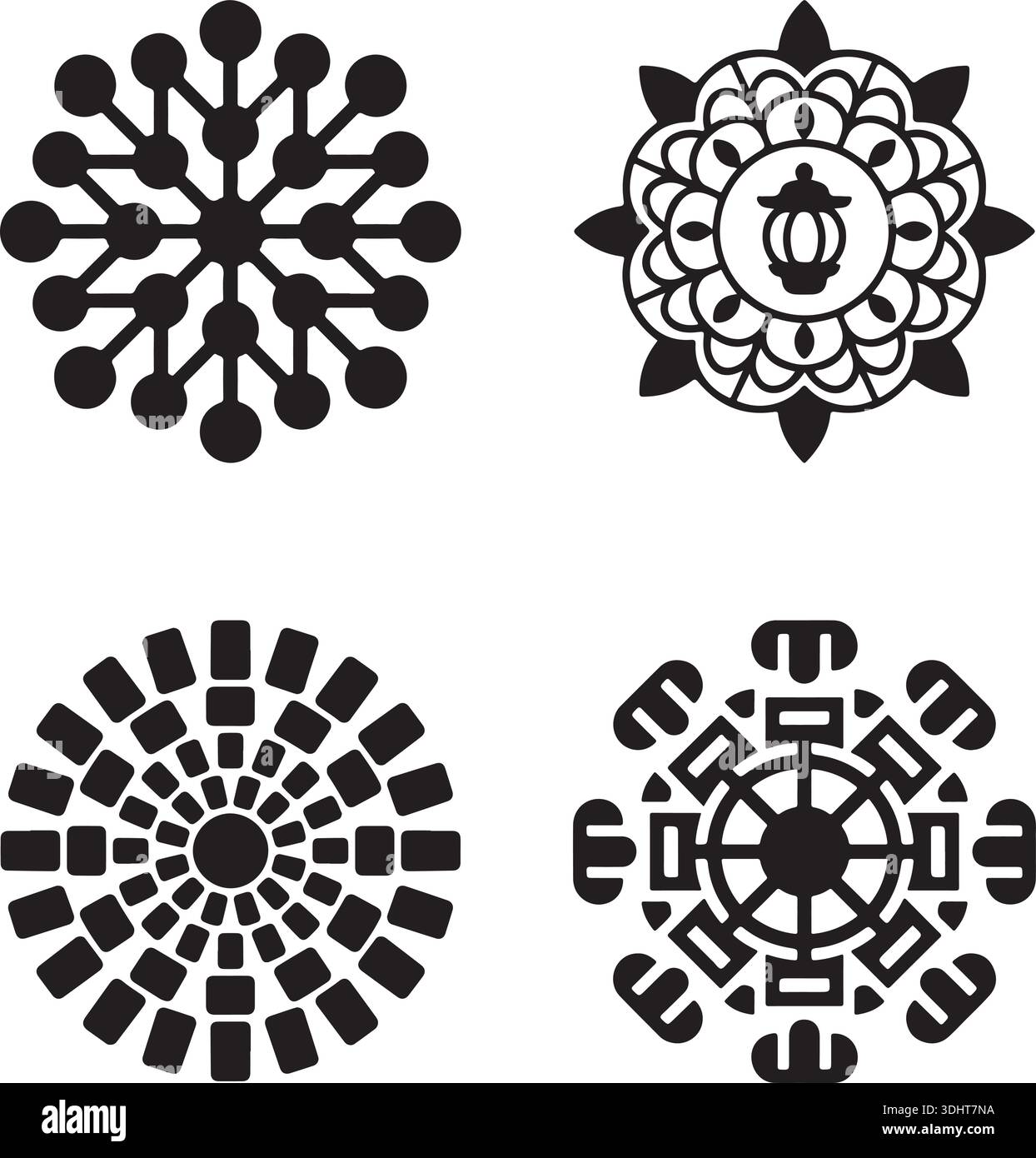 Linear silhouettes Stock Vector Images - Alamy