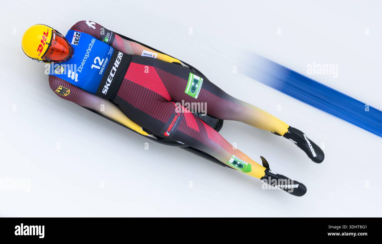 dpatop - 23 January 2026, Thuringia, Oberhof: Luge: World Cup: single ...
