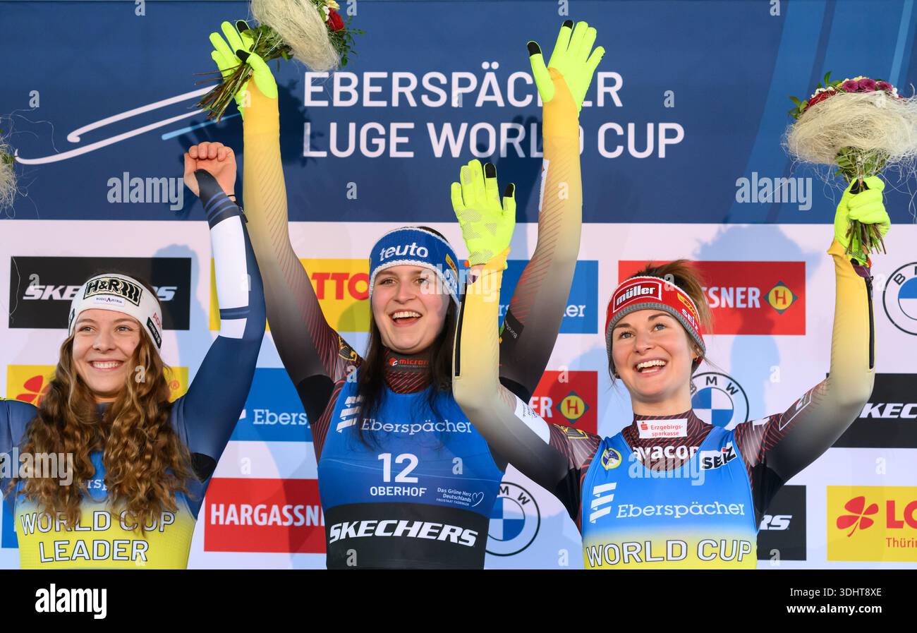 23 January 2026, Thuringia, Oberhof: Luge: World Cup: single-seater ...