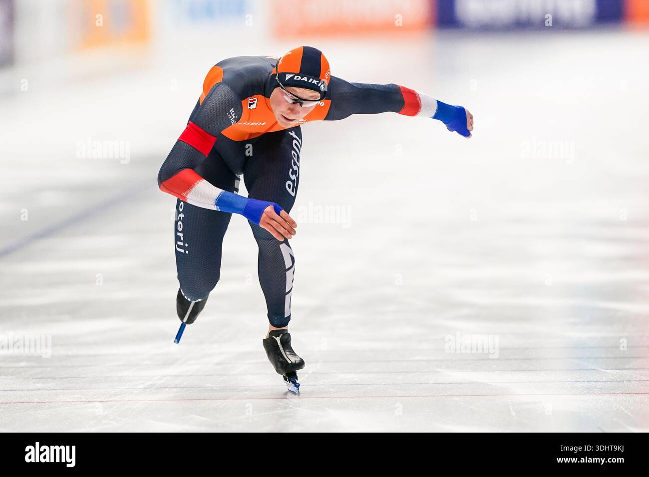 INZELL, GERMANY - JANUARY 23: Merijn Scheperkamp of Netherlands during ...