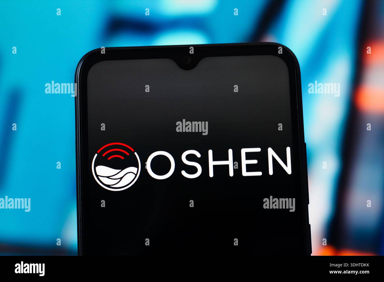 January 23, 2026, Canada: In this photo illustration, an Oshen logo is ...