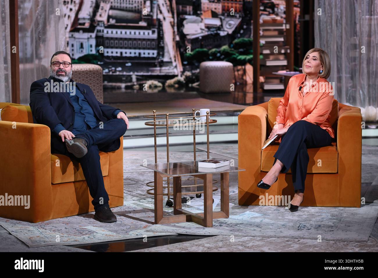 Milan, TV show "The Library of Feelings," Rai 3 - Maria Latella ...