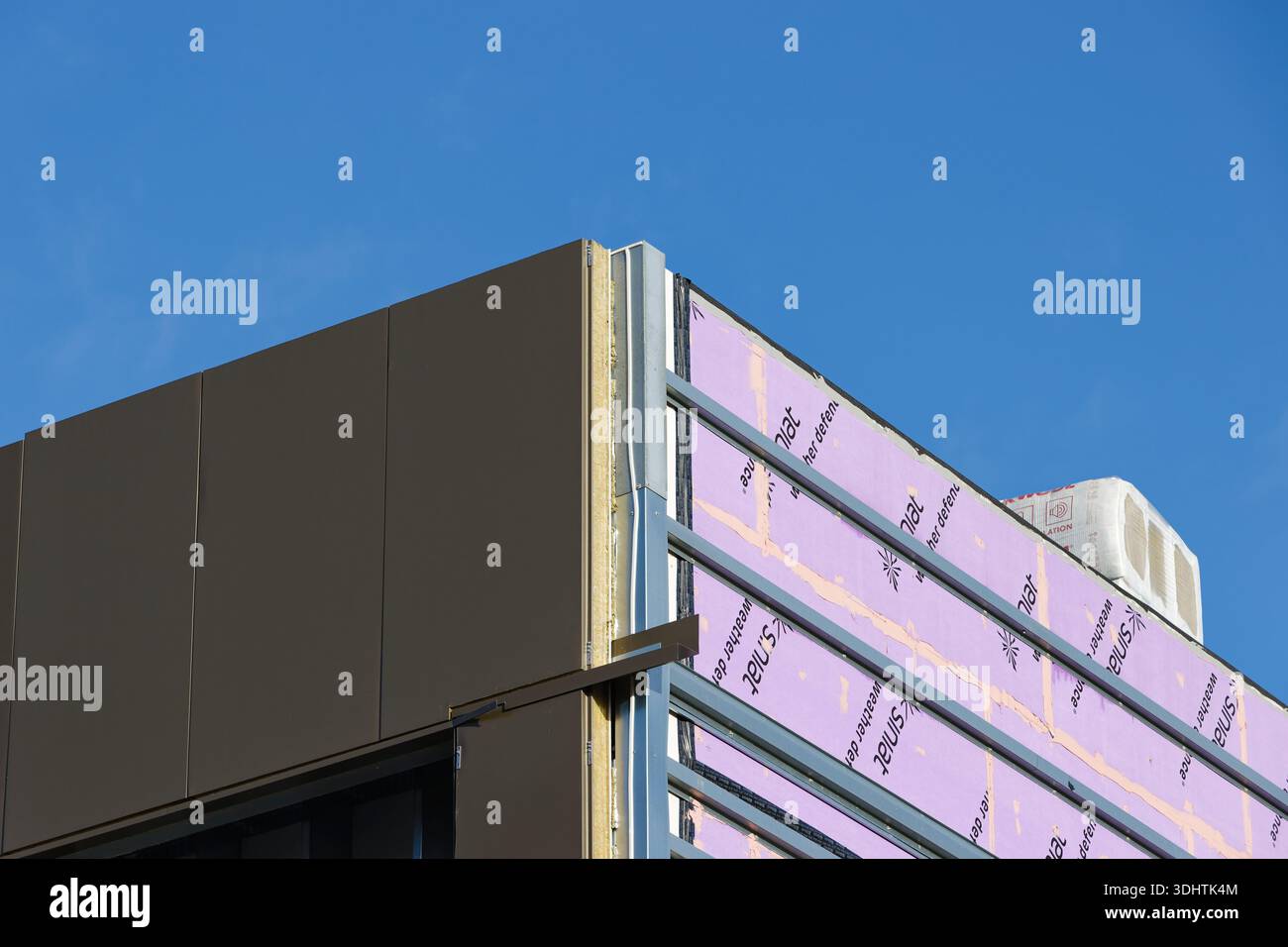 Radcliffe civic hub with aluminium cladding panels and weather defence ...