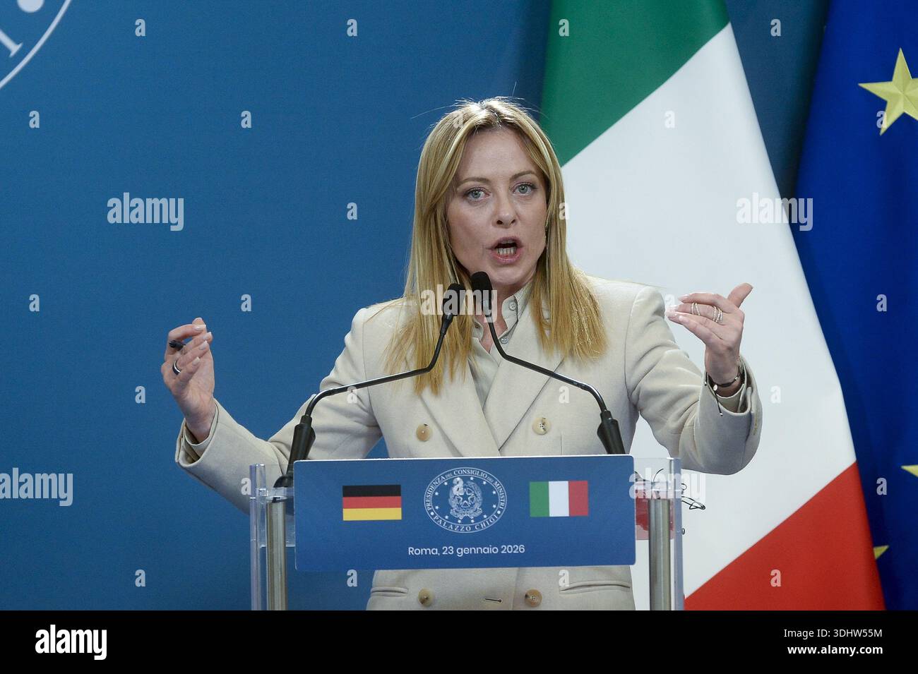 Rome Villa Doria Pamphilj Intergovernmental Summit between Italy and ...