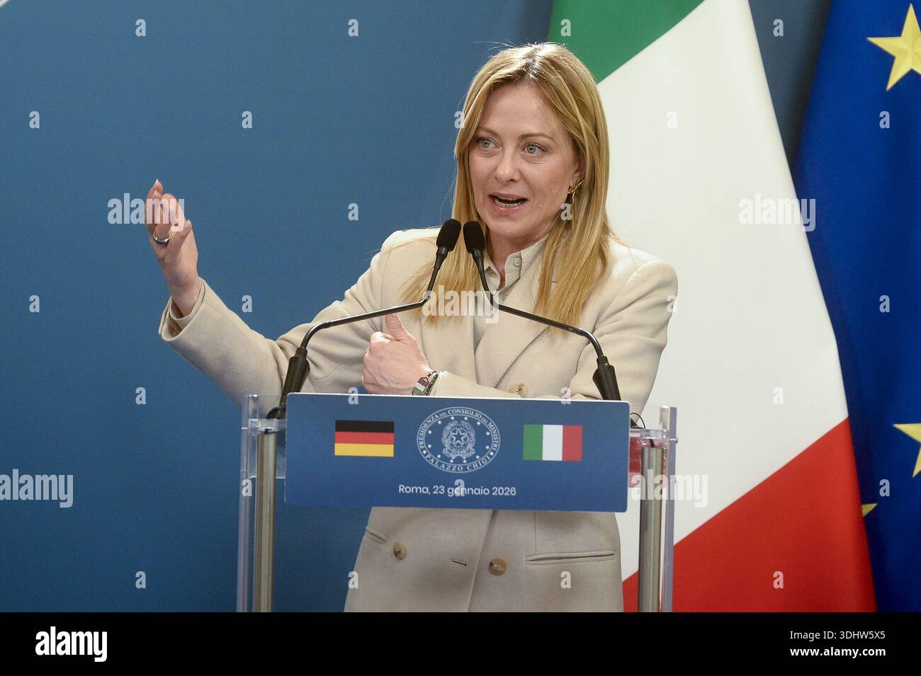 Rome Villa Doria Pamphilj Intergovernmental Summit between Italy and ...