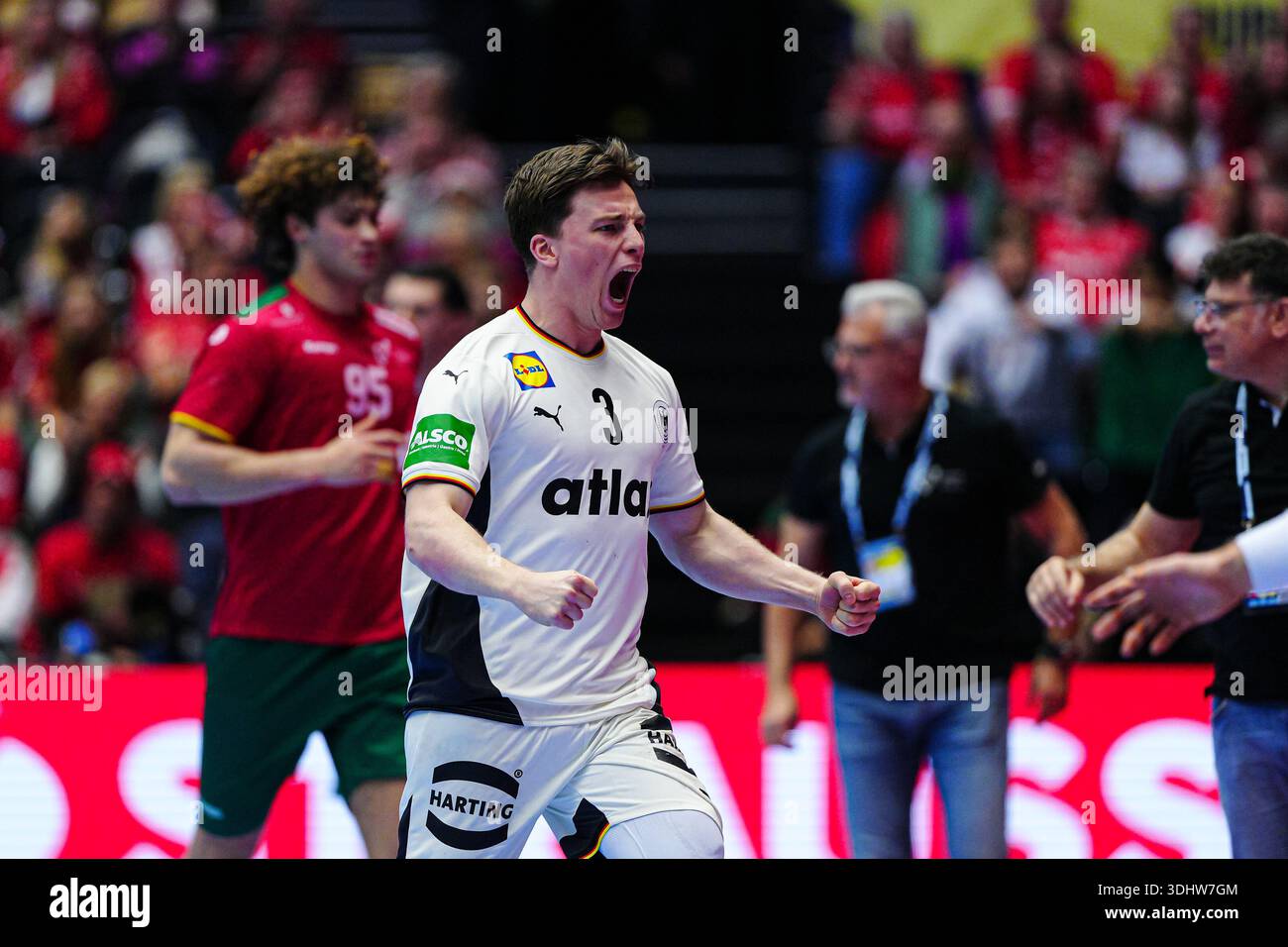 Torjubel Nils Lichtlein (Deutschland, #03) DEN, Deutschland vs ...