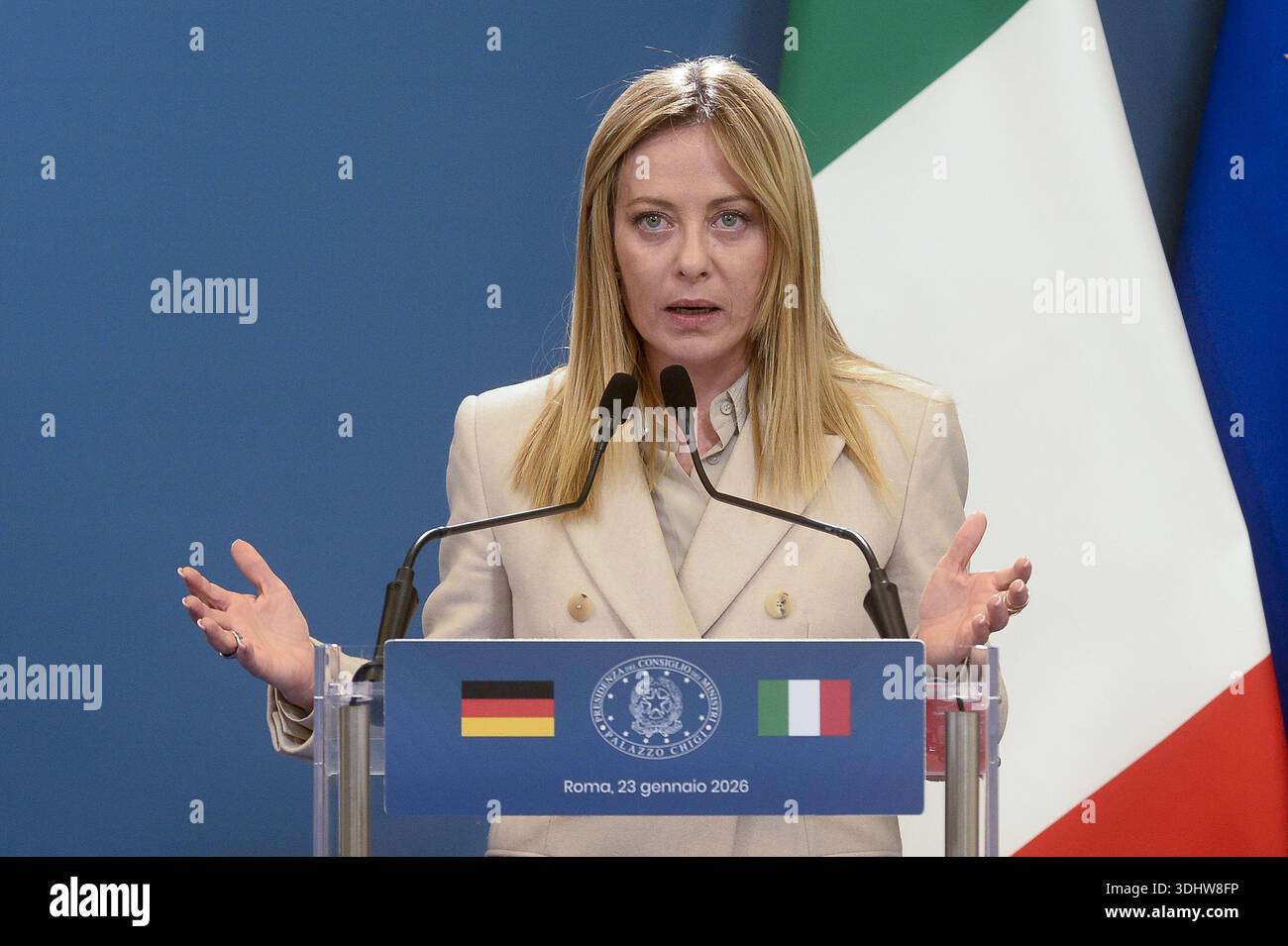 Rome Villa Doria Pamphilj Intergovernmental Summit between Italy and ...