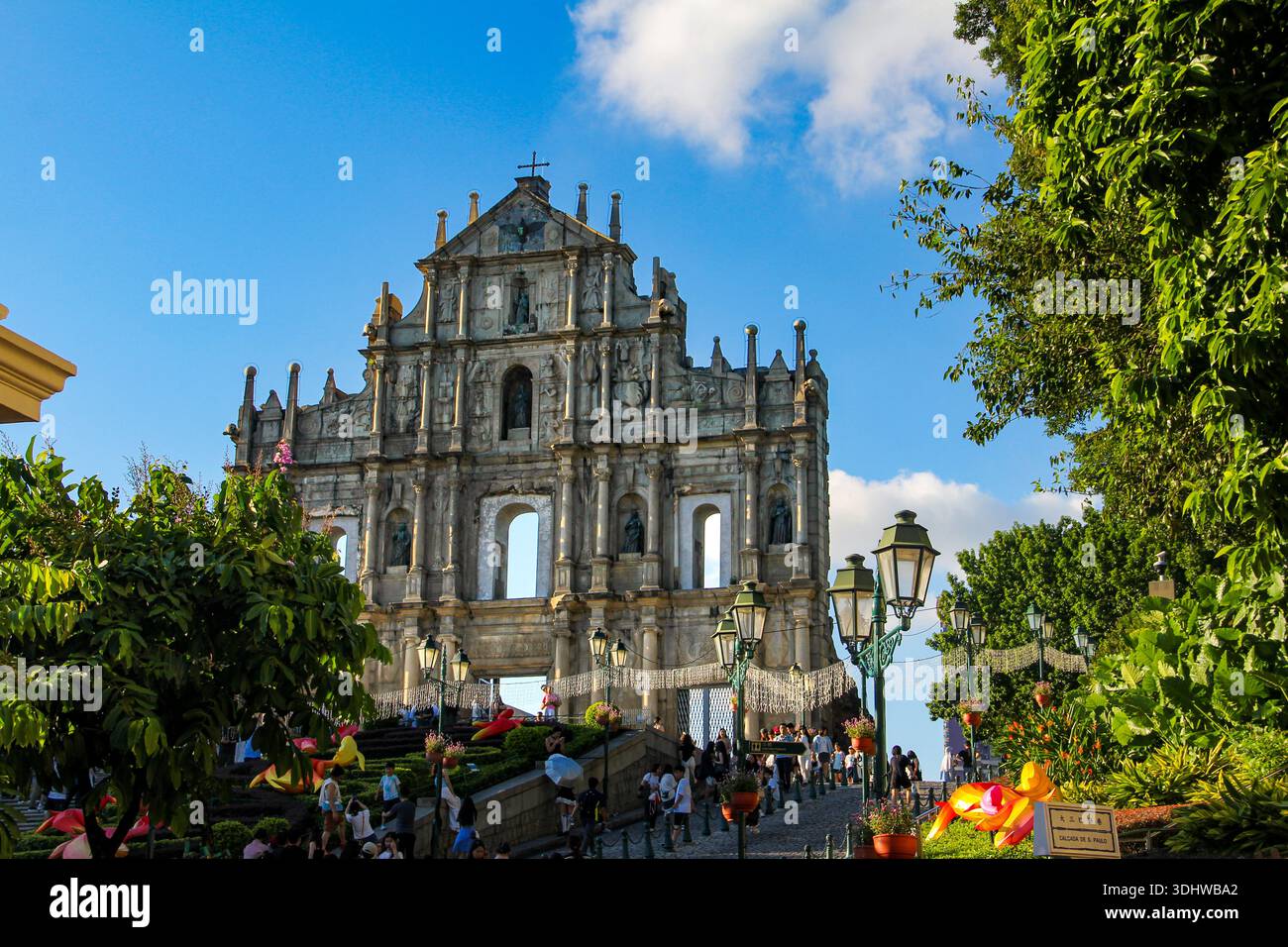 Ruins of Saint Paul's, historic architecture and heritage landmarks ...
