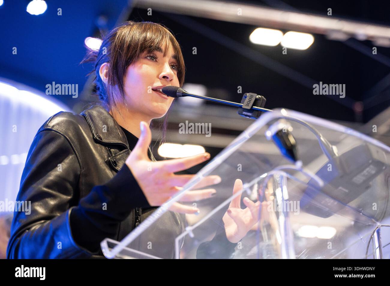 Spanish singer and actress Aitana Ocaña Morales, seen during the ...